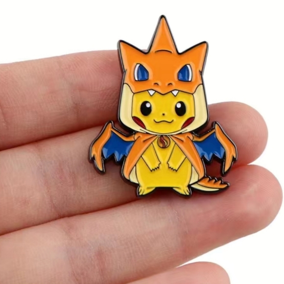 Accessories | Nwt Pokemon Pikachu X Charizard Enamel Pin | Poshmark